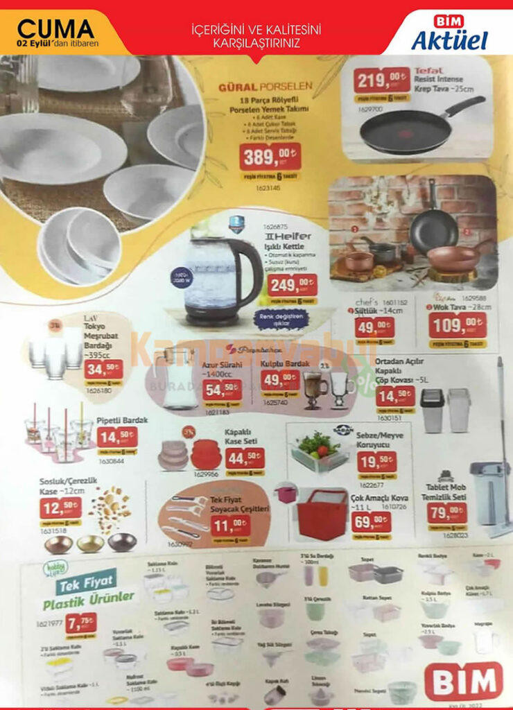 Bim 2 Eylül 2022 Cuma satılacak aktüel ürün fiyatları | Kampanya ve İndirim Haberleri